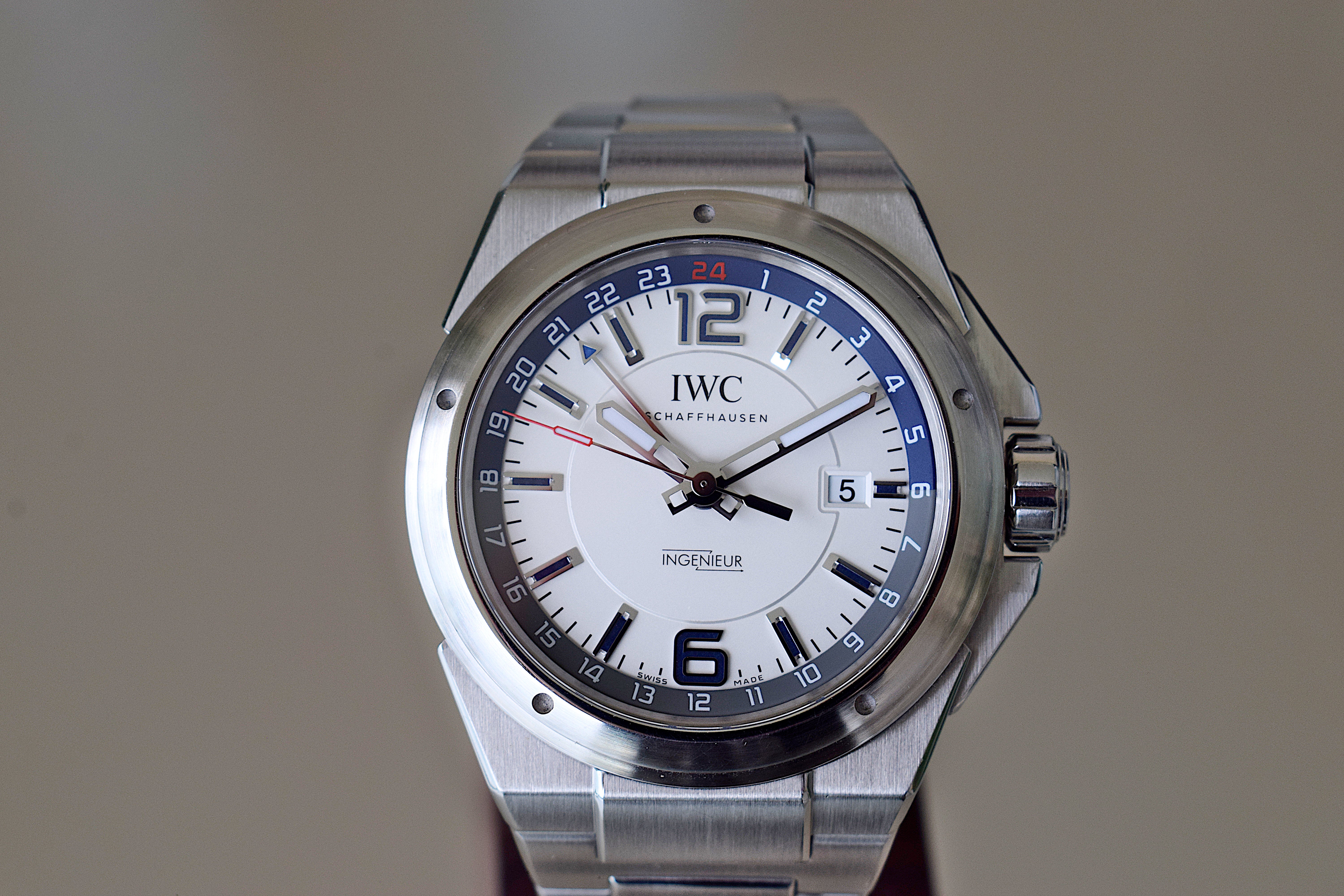 IWC Ingenieur Dual Time, full set – IWS Iconic Watches Studio